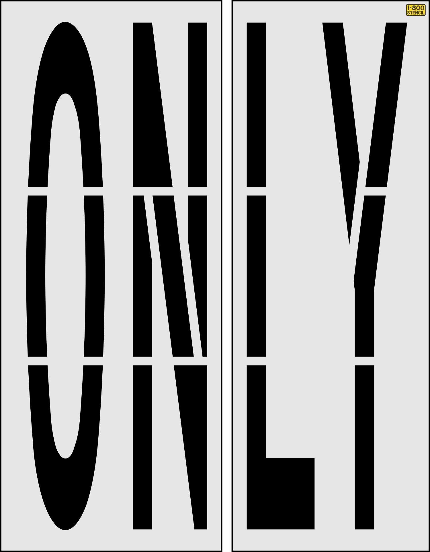 96" Nebraska DOT ONLY Stencil - 1-800-Stencil