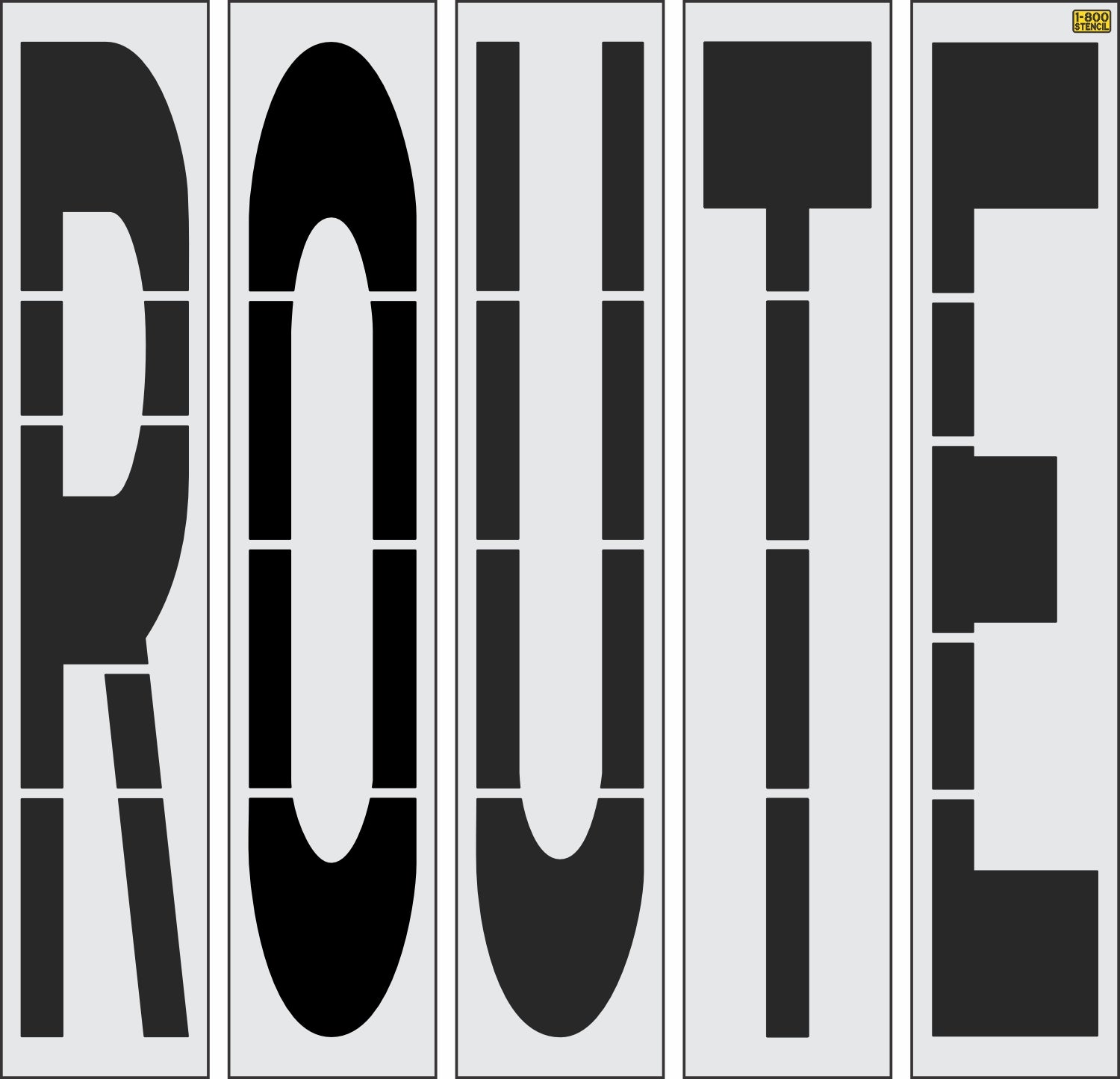 96" Oklahoma DOT ROUTE Stencil - 1-800-Stencil