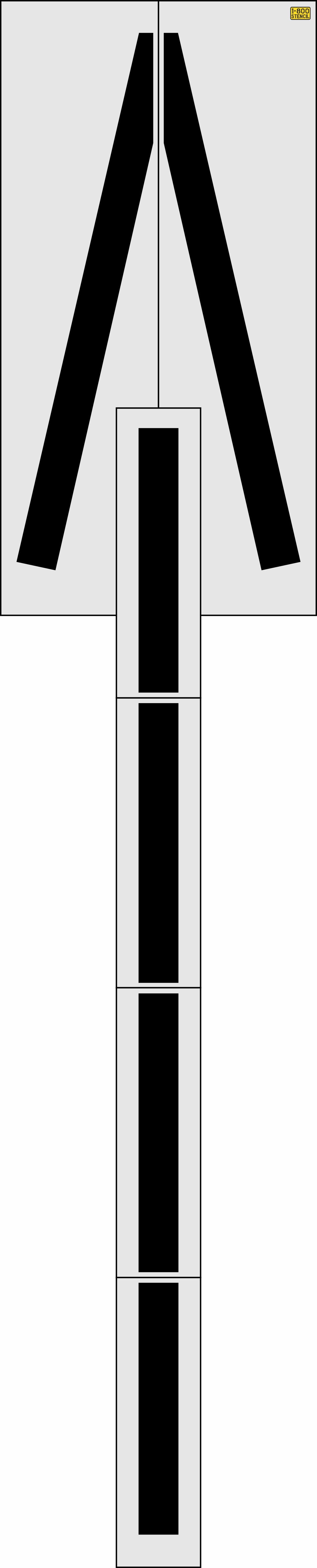 282" Rhode Island DOT Wrong Way Arrow Stencil — 1-800-Stencil