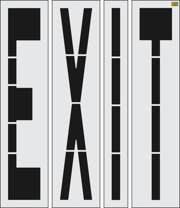 96" San Antonio DOT EXIT Stencil - 1-800-Stencil