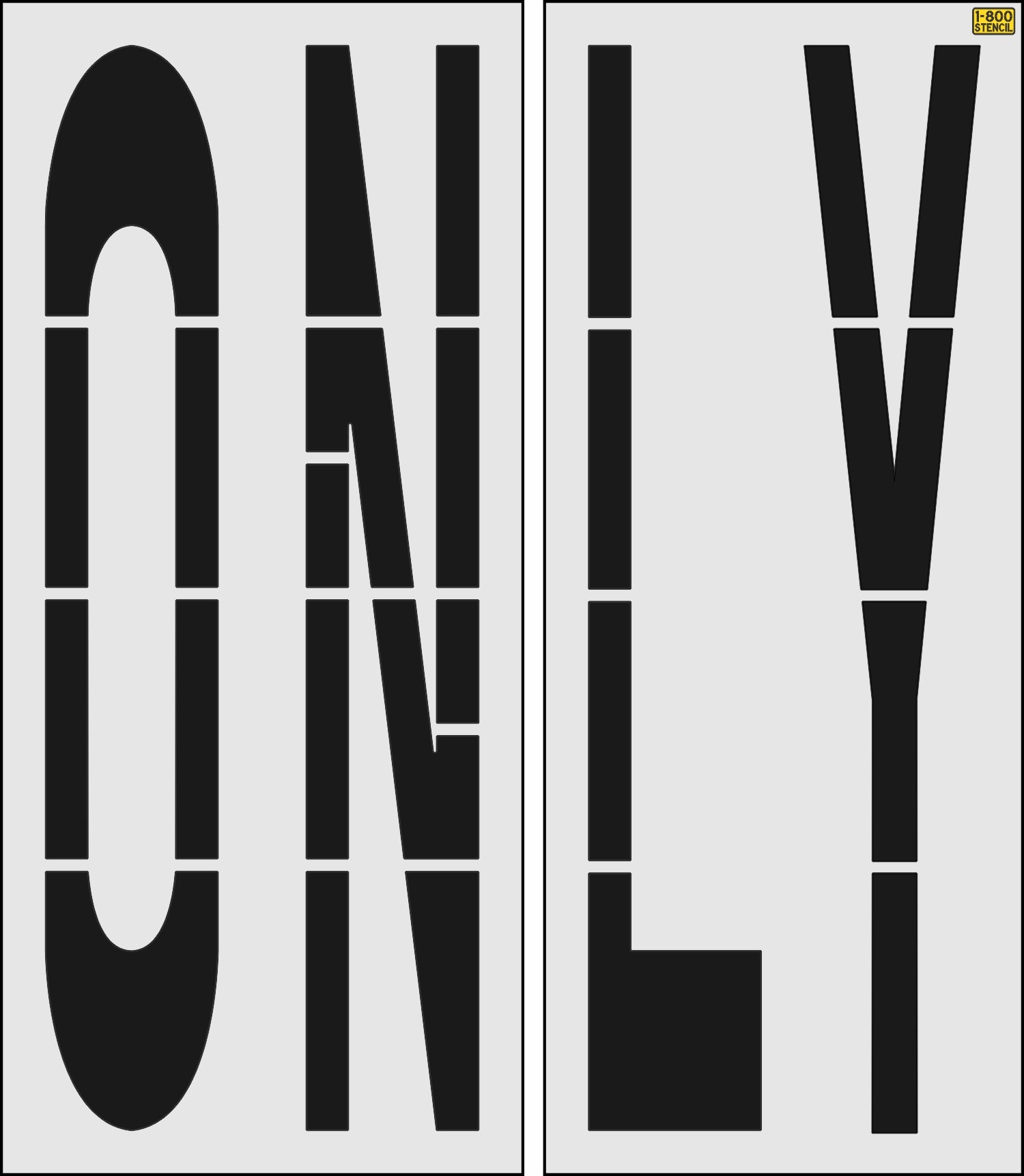 100" South Carolina DOT ONLY Stencil - 1-800-Stencil