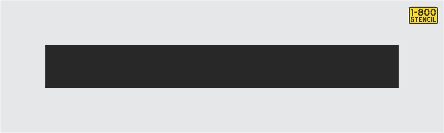 6"x4' Virginia DOT Line Stencil - 1-800-Stencil