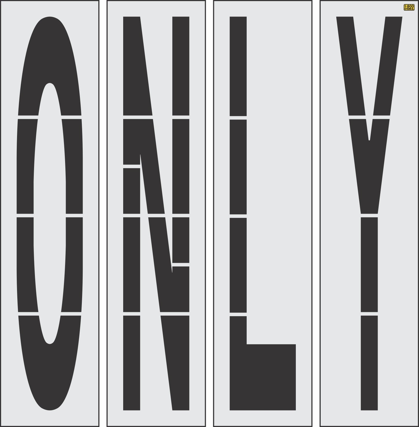 96" Virginia DOT ONLY Stencil - 1-800-Stencil