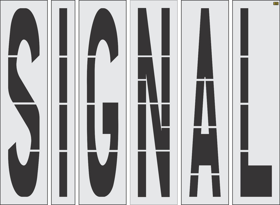 96" Virginia DOT SIGNAL Stencil - 1-800-Stencil