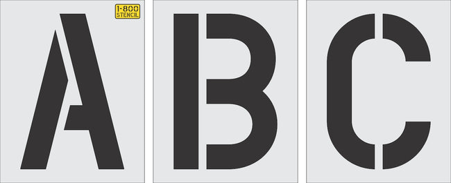 24" Alphabet Letter Stencil Kits - 1-800-Stencil
