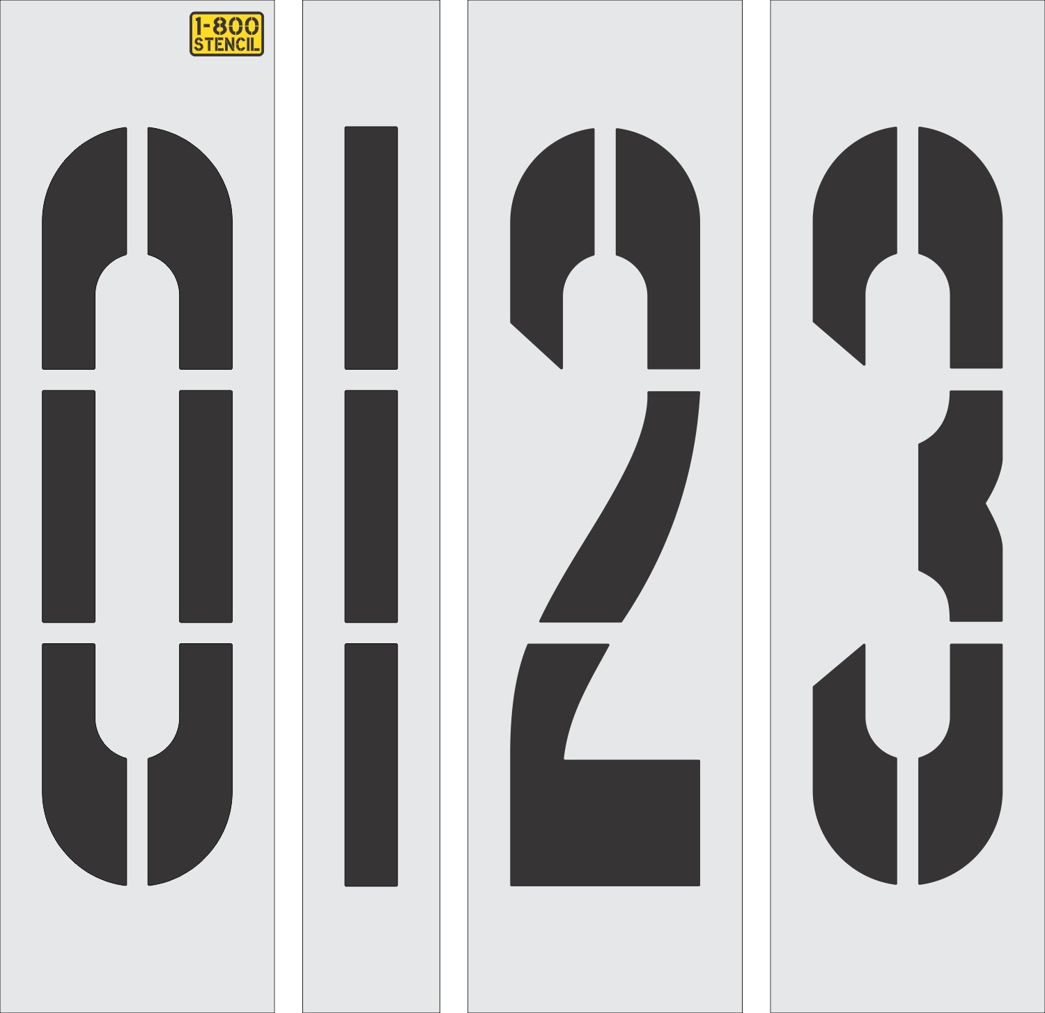 36" Number Kit Stencil - 1-800-Stencil