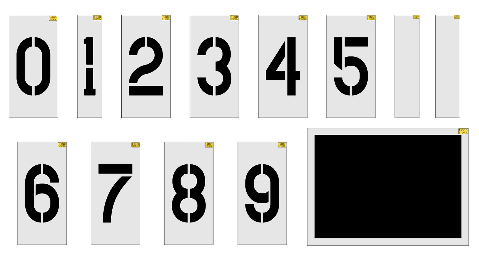 Amazon Distribution Center Parking Lot Stencils — 1-800-Stencil