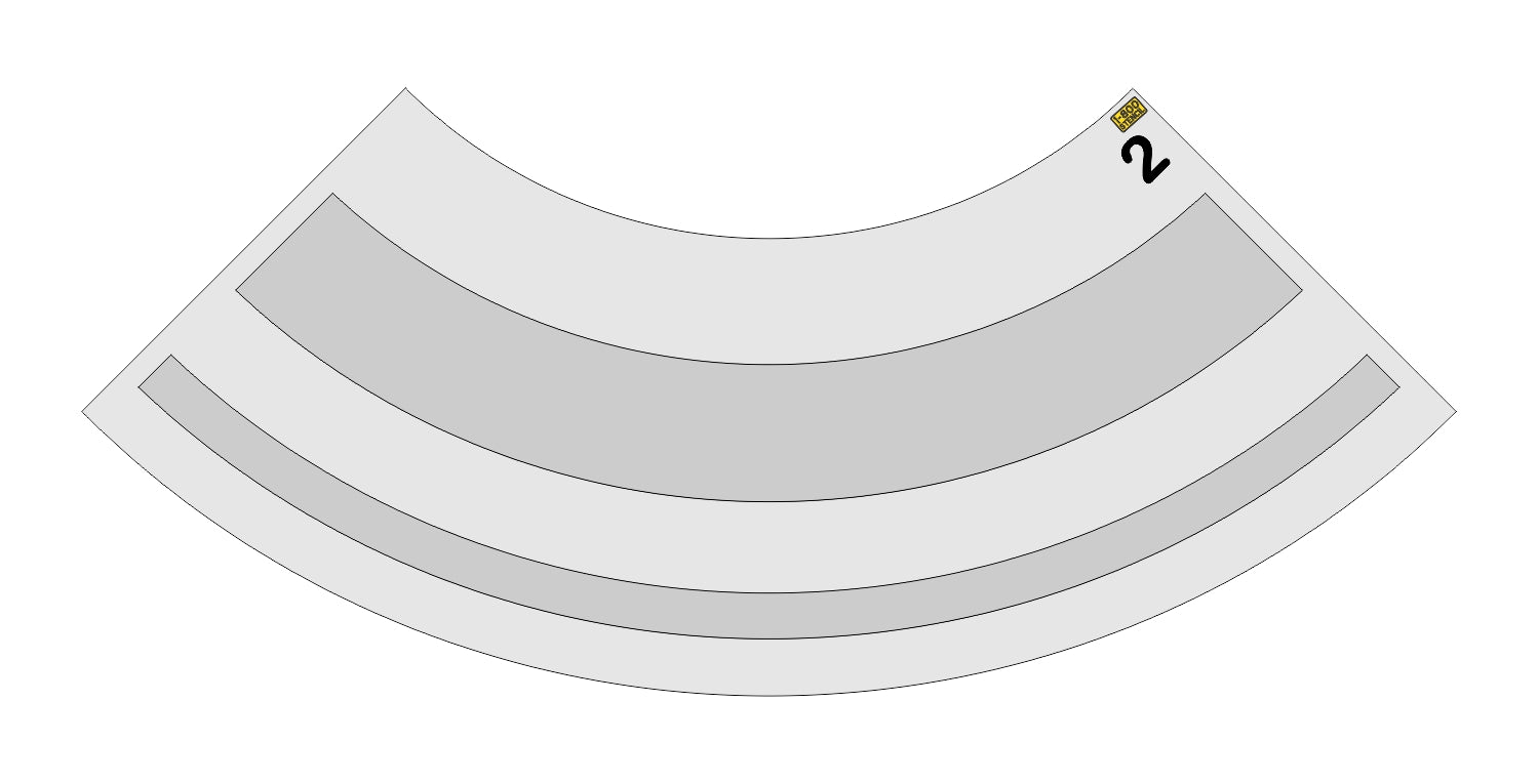 110" Chicago DOT Circle Template Stencil - 1/16" (.063") Light-Duty ...