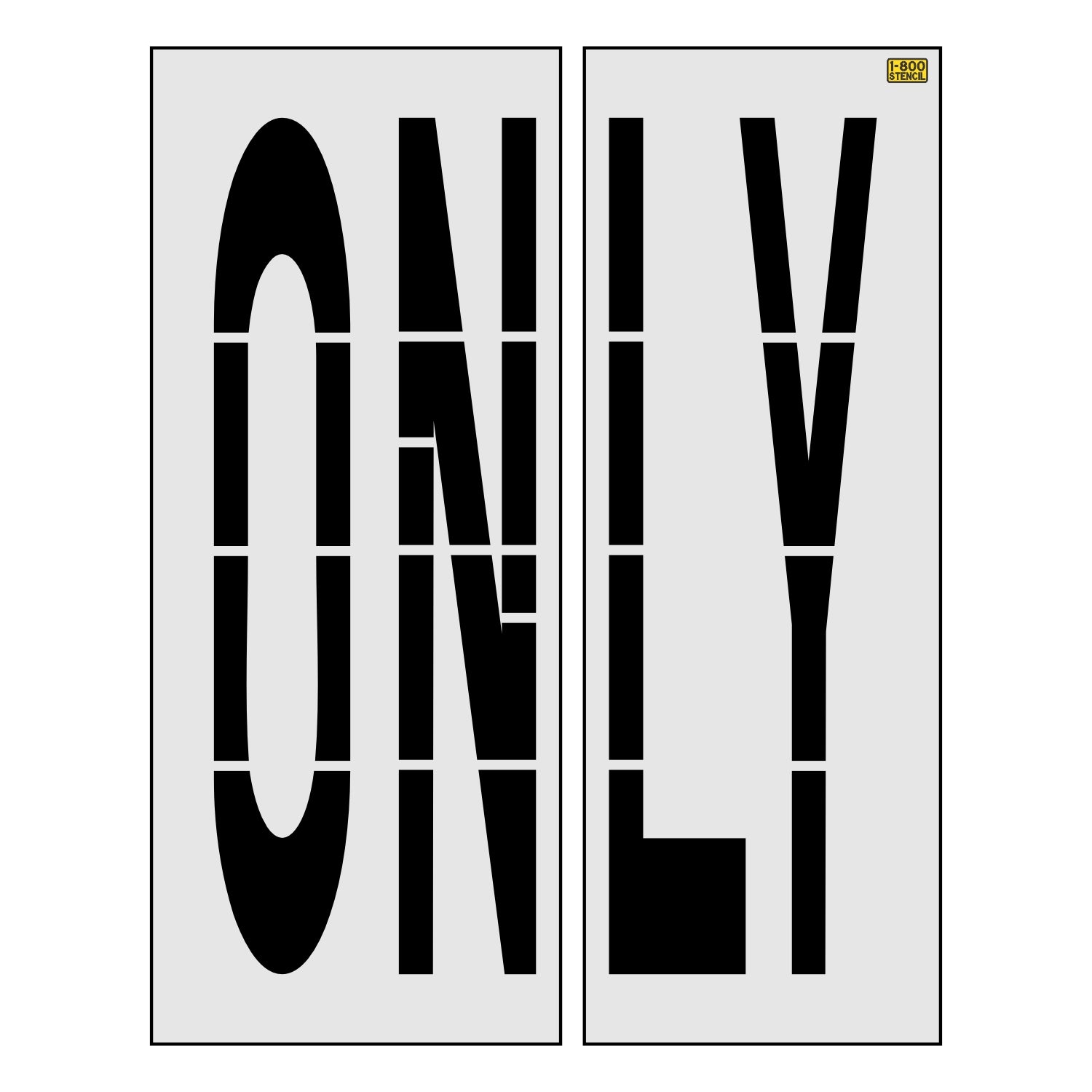 72" Illinois DOT ONLY Stencil - 1-800-Stencil