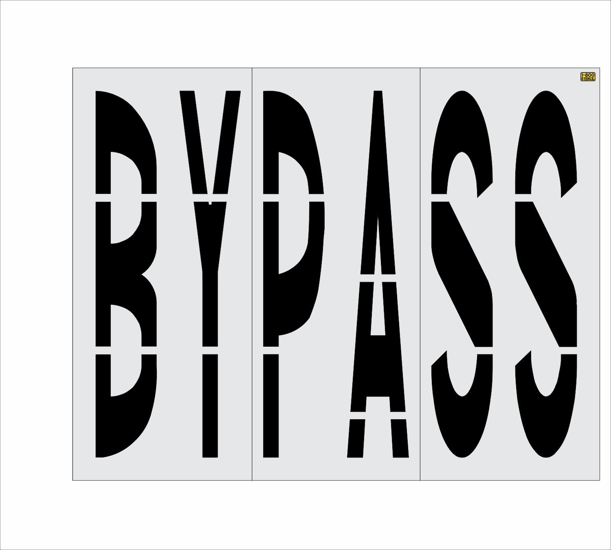 96" Florida BYPASS Stencil — 1-800-Stencil