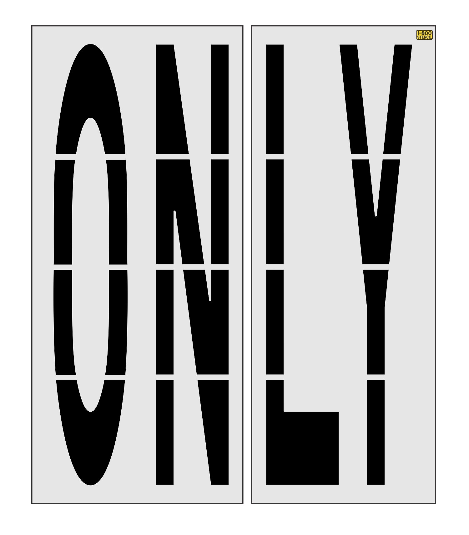 96" Florida DOT ONLY Stencil - 1-800-Stencil