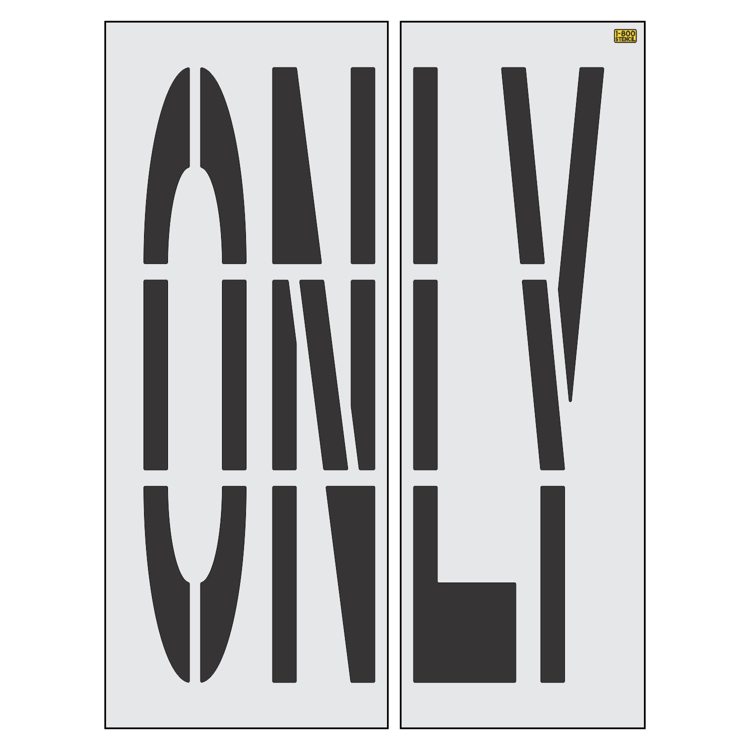 96" Chicago DOT ONLY Stencil - 1-800-Stencil