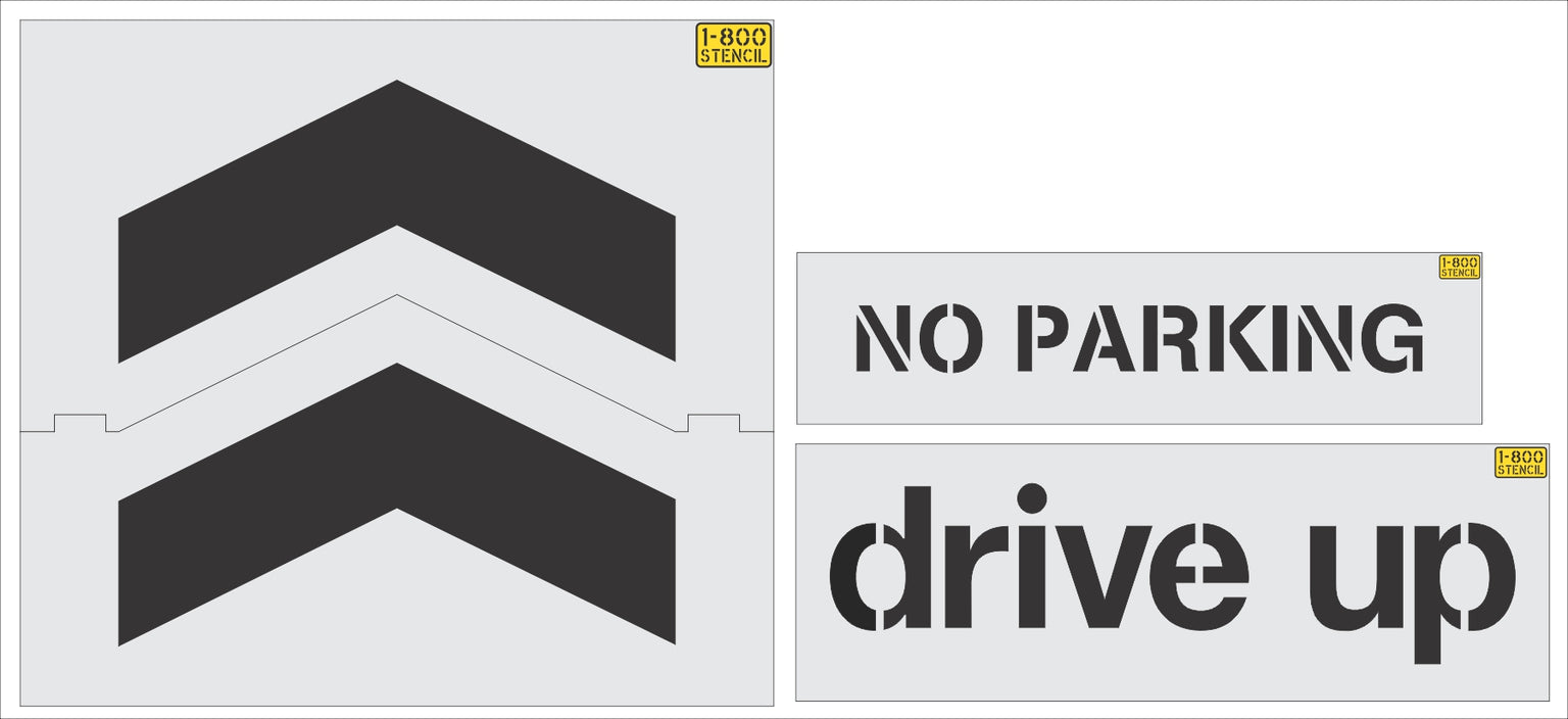 Target Parking Lot Pavement Stencils - 1-800-Stencil