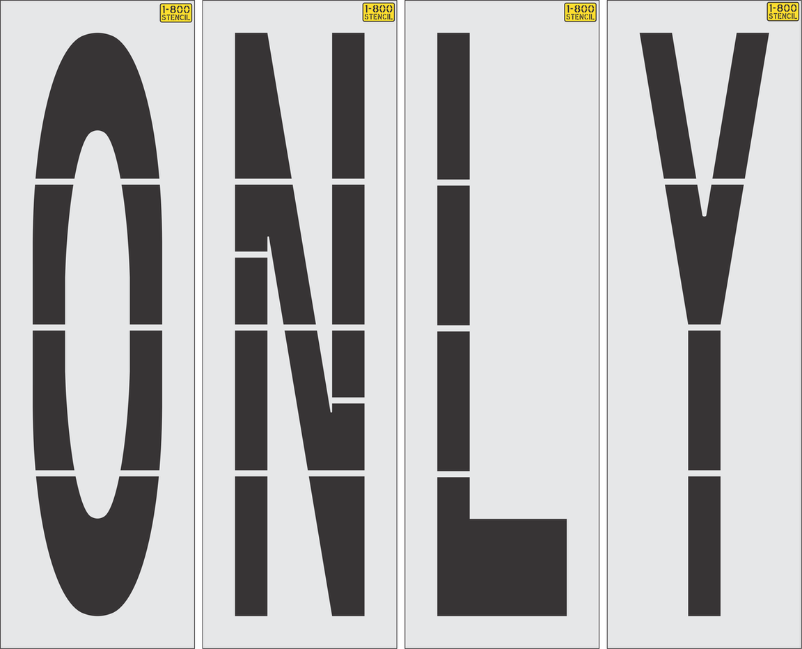 MUTCD, FHWA, and DOT Pavement Marking Stencils — 1-800-Stencil