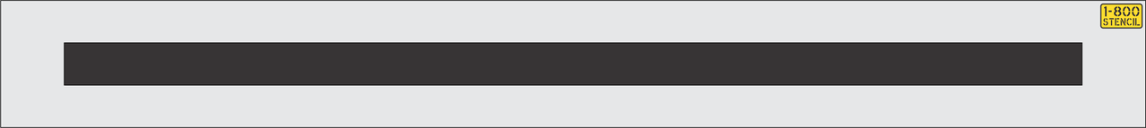 4"x8' Line Stencil - 1-800-Stencil
