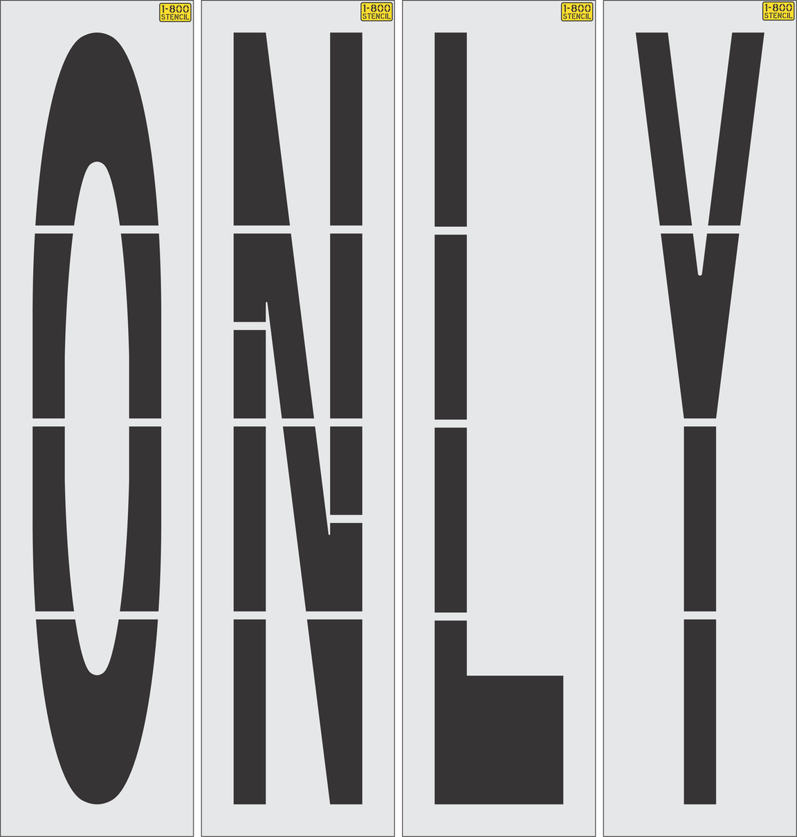 MUTCD, FHWA, and DOT Pavement Marking Stencils - 1-800-Stencil