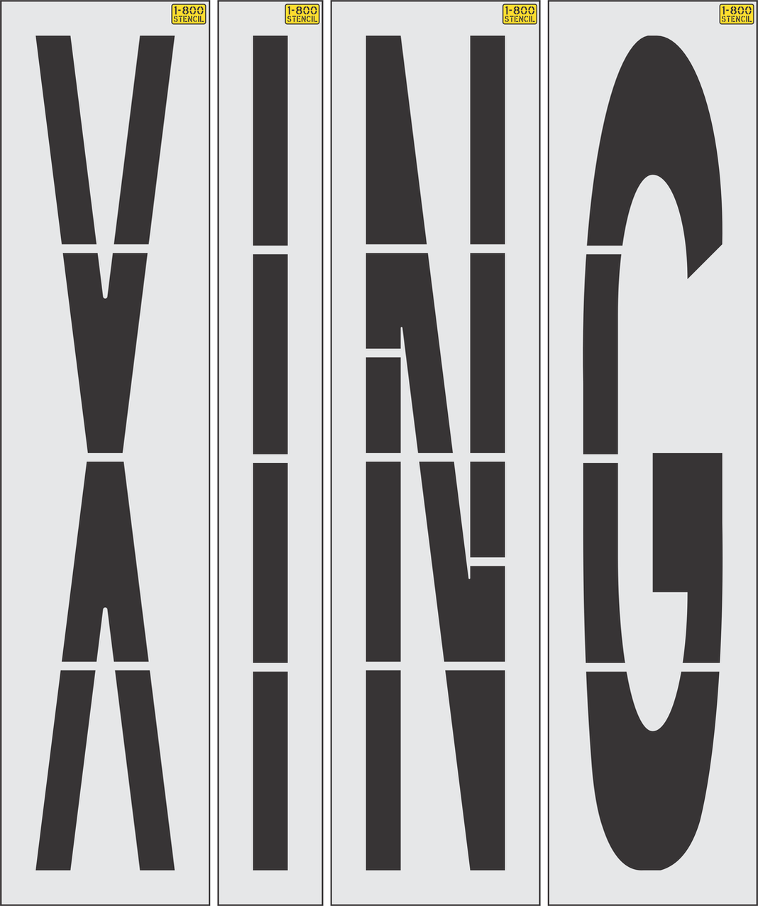 MUTCD, FHWA, and DOT Pavement Marking Stencils — 1-800-Stencil