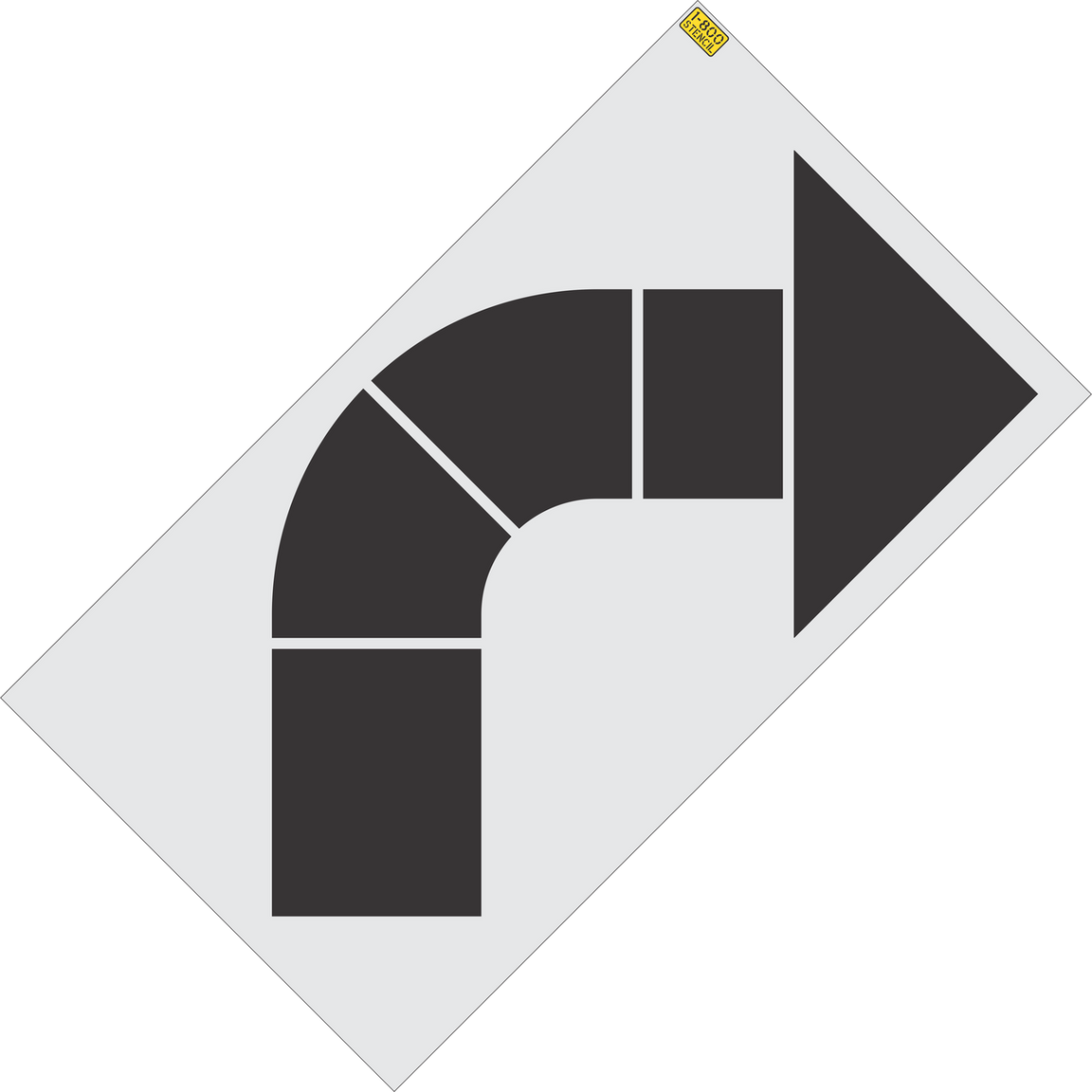Turn Arrows - 1-800-Stencil